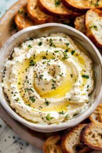 Whipped Ricotta with Honey and Herbs | Charcuterie Board Ideas